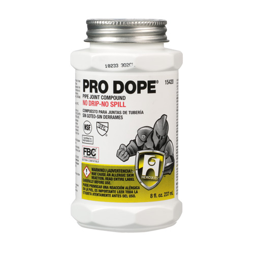 15420 - Hercules 15420 - Pro Dope, Screw Cap w/ Brush (8 oz.)