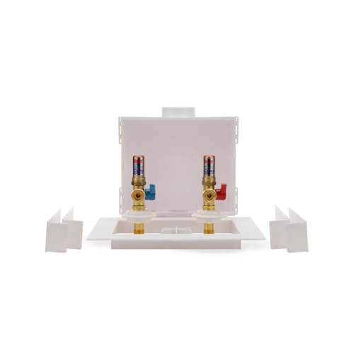 38540 - Oatey 38540 - QUADTRO Washing Machine Outlet Box w/ 1/4 Turn ...