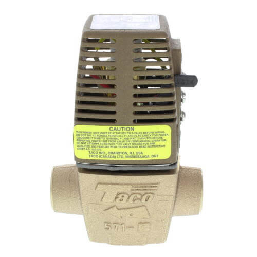 Taco 571-2, 3/4" Sweat Zone Valve - SupplyHouse.com