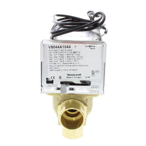 V8044A1044 - Honeywell Home V8044A1044 - 3/4" Sweat Connection 3 Way ...