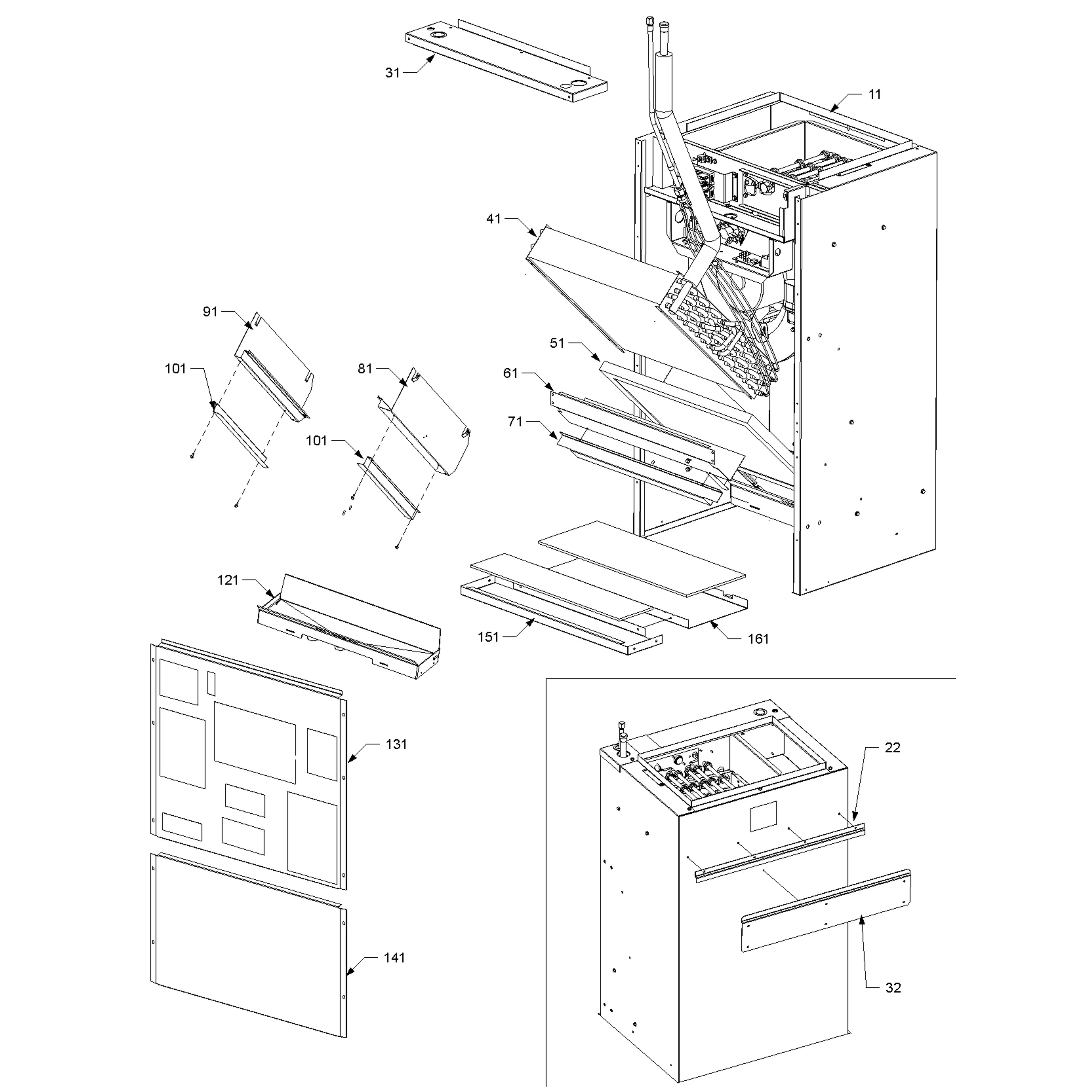 AWUF240516BA - Goodman-Amana AWUF240516BA - AWUF240516BA Parts - Amana ...