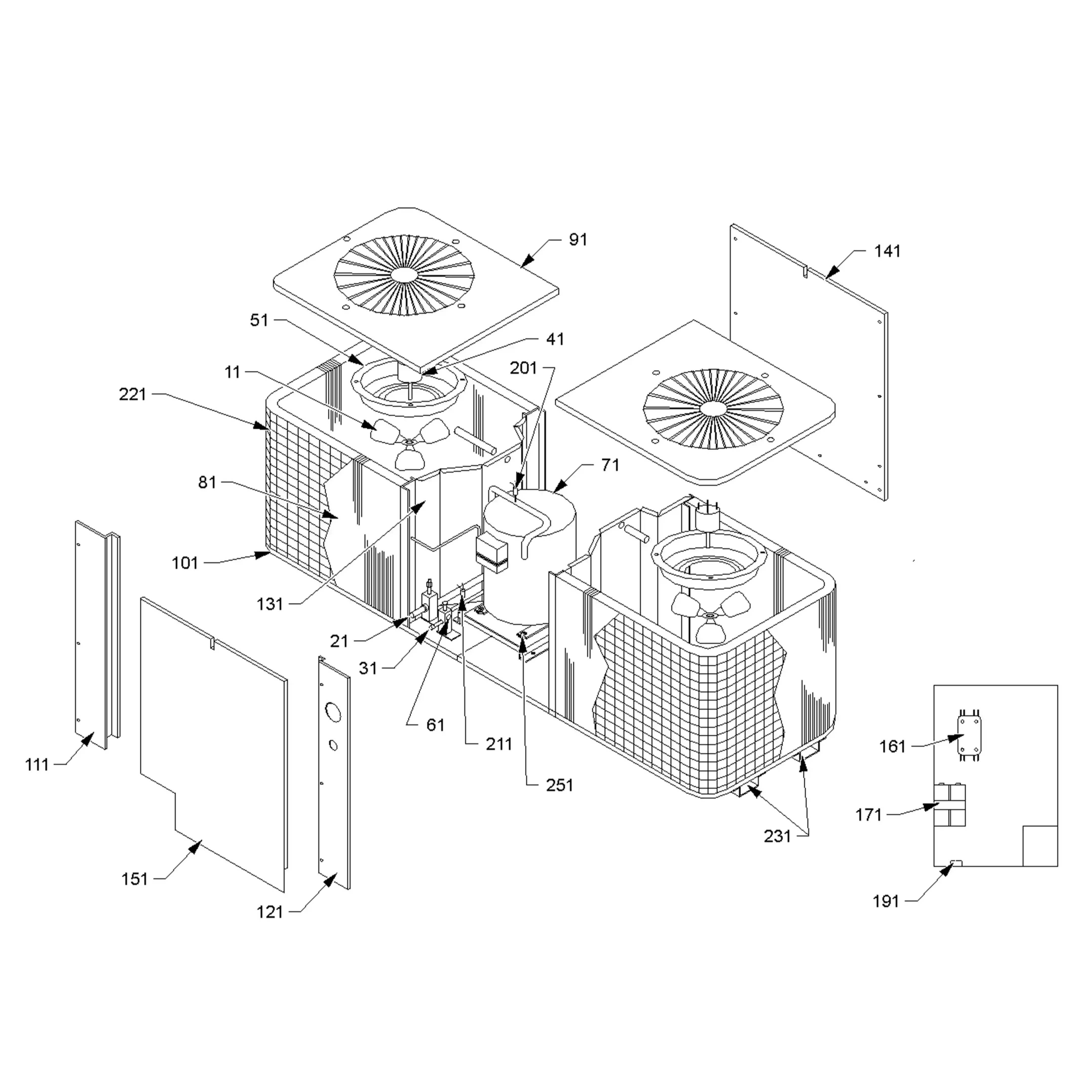 CE120-4T - Goodman CE120-4T - CE120-4T Parts - Janitrol Air Conditioner