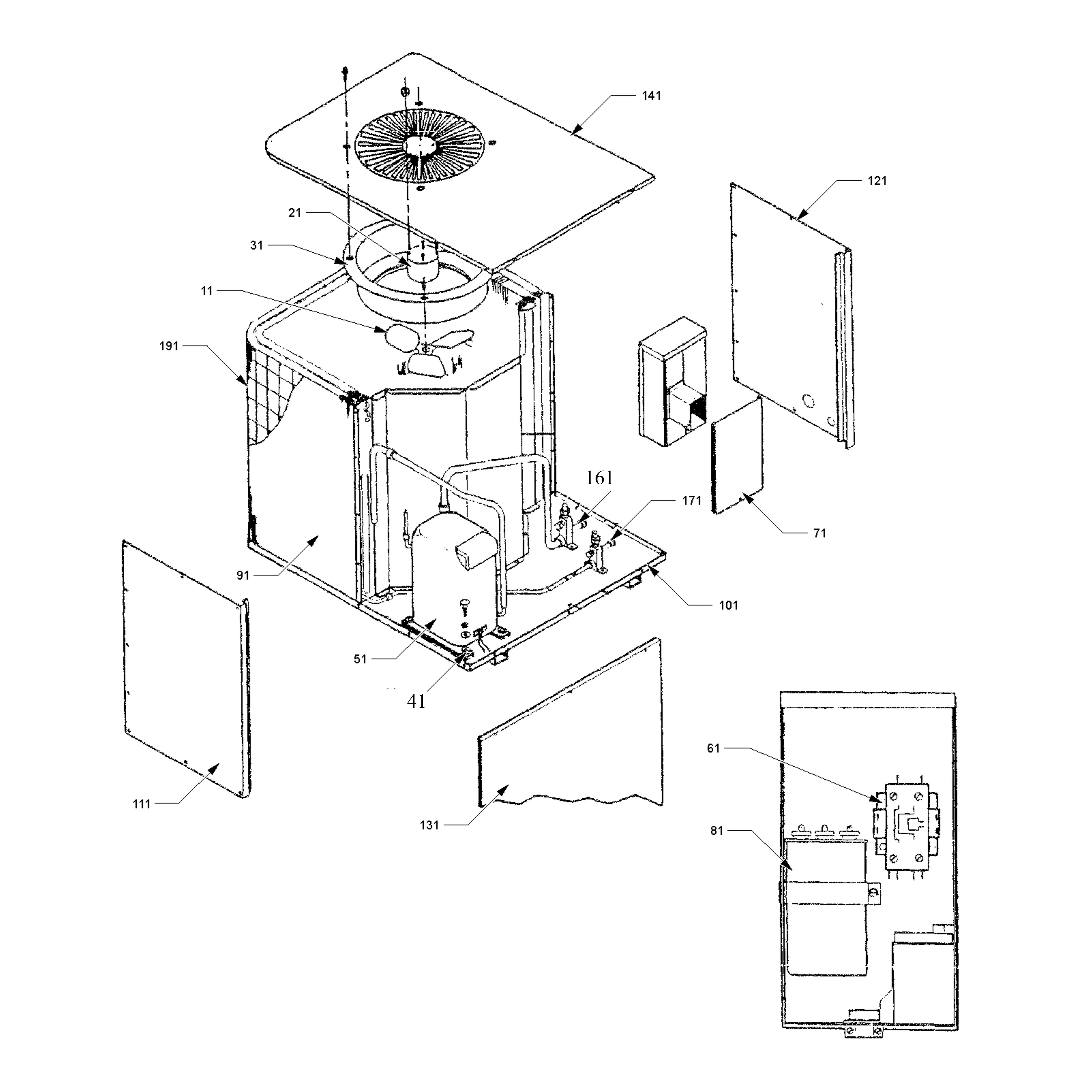 CE36-1AB - Goodman CE36-1AB - CE36-1AB Parts - Janitrol Air Conditioner