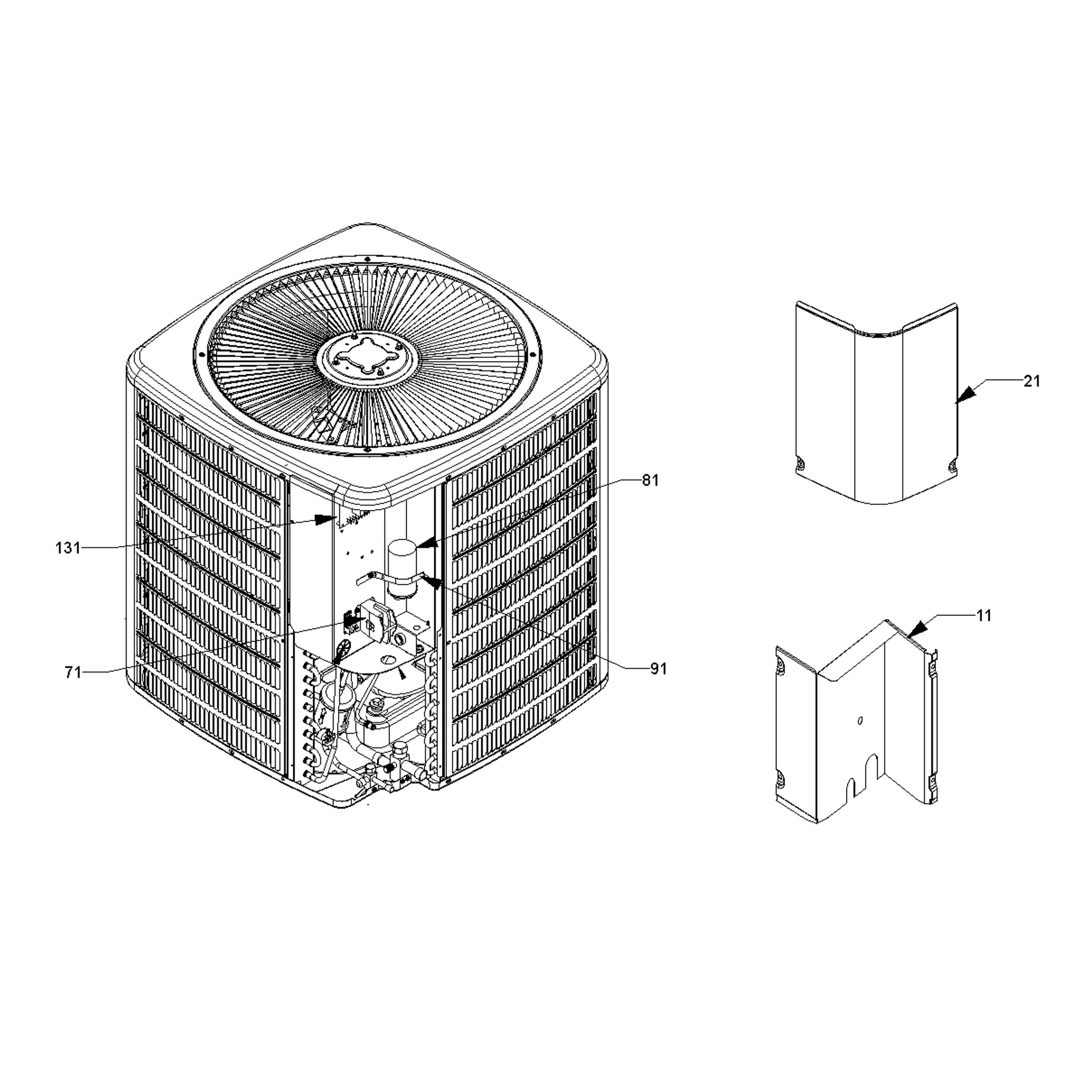 GSH130241AA - Goodman GSH130241AA - GSH130241AA Parts - Goodman GSH ...