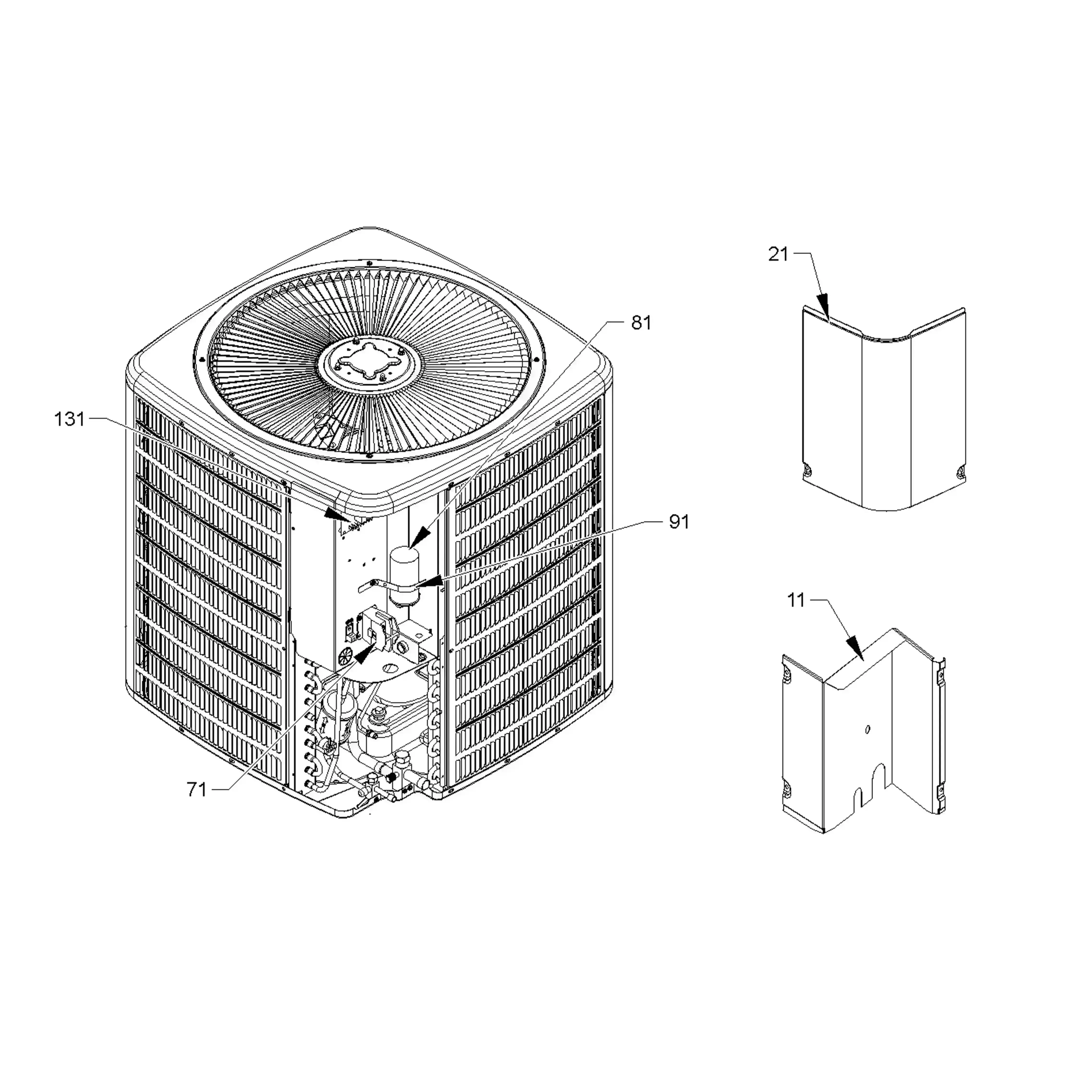 GSH130483AE - Goodman GSH130483AE - GSH130483AE Parts - Goodman GSH ...