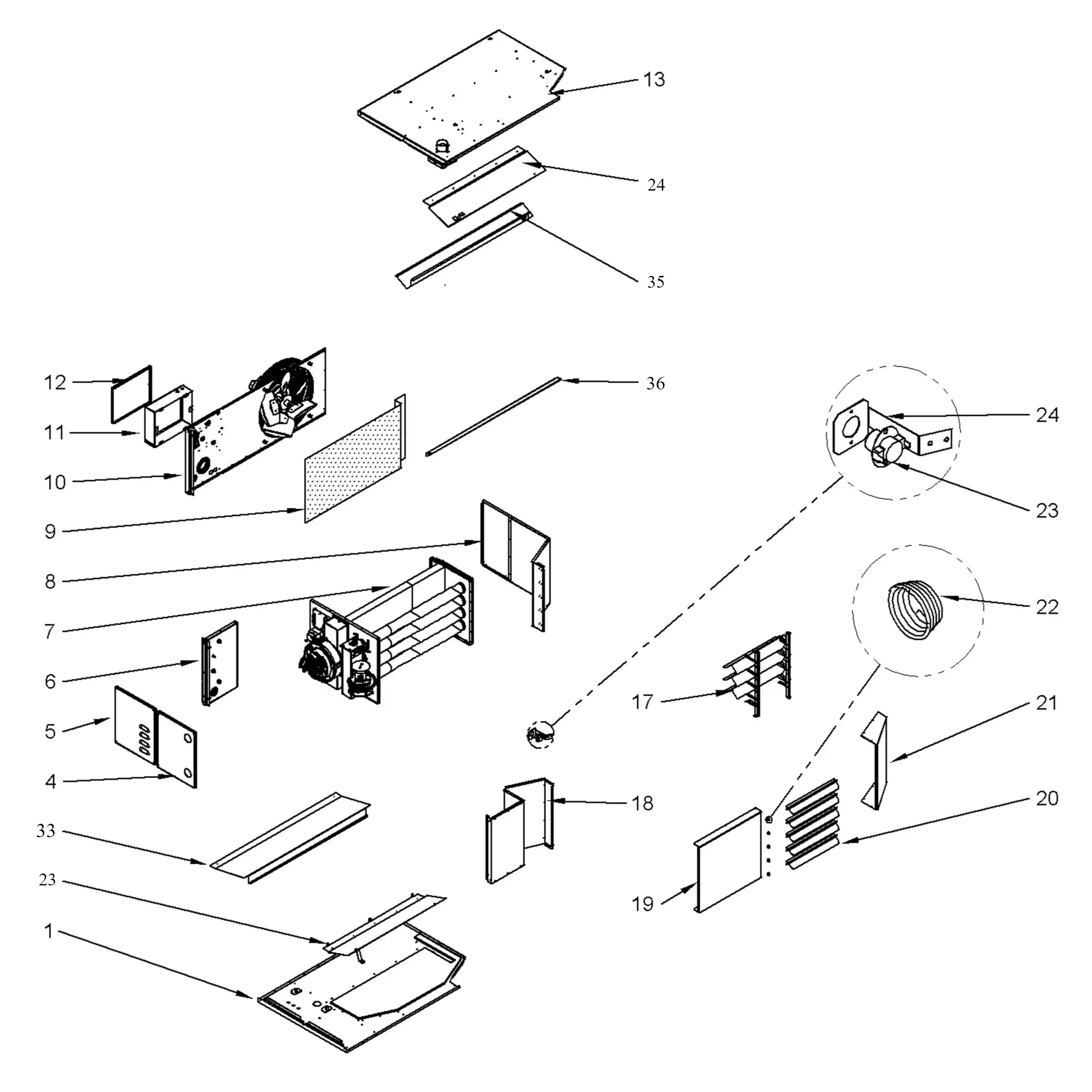 HINA15016A01A - Trane HINA15016A01A - HINA15016A01A Parts - Packaged ...