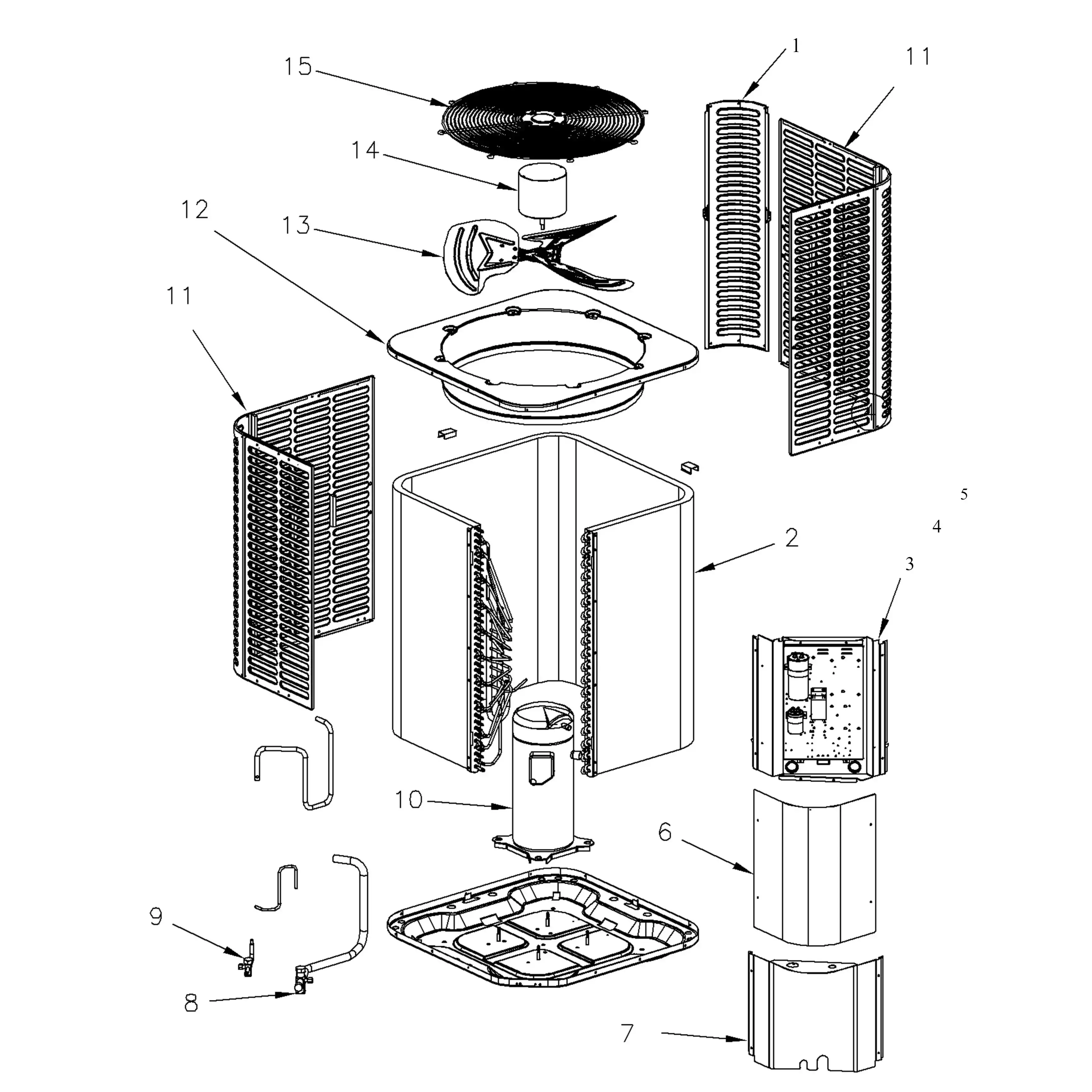 M4AC3018B1000NA - Trane M4AC3018B1000NA - M4AC3018B1000NA Parts - Trane ...