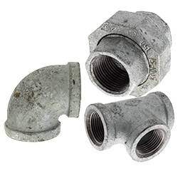 Galvanized Pipe Fittings - Galvanized Fittings - Everflow Galvanized ...
