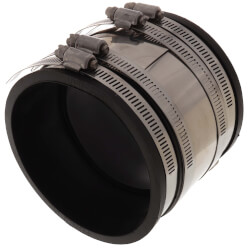 5056-44RC - Fernco 5056-44RC - 4" x 4" Flexible Strong Back PVC ...