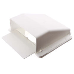 143W - Lambro Industries 143W - 4" White Plastic Under Eave Vent