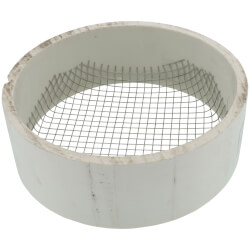 2202056 - Wal-rich 2202056 - 6" PVC Termination Vent w/ SS Screen