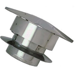 2RNCAPA03 - Z-FLEX 2RNCAPA03 - 3" Aluminum Deluxe Rain Cap