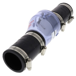 30-0242 - Zoeller 30-0242 - 1-1/2" PVC "Quiet Check" Slip Union w/ Hose ...