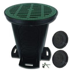 3017-12CG - Polylok 3017-12CG - 12" Round Catch Basin w/ Grate