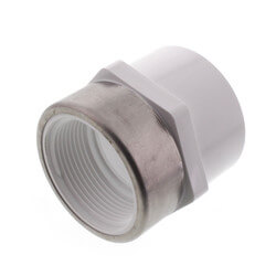 435-015SR - Spears 435-015SR - 1-1/2" PVC Schedule 40 Spec. Reinforced Female Adapter