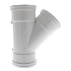 PVC SDR 35 Gasketed Sewer Wyes - IPEX Gasketed Wyes - IPEX PVC 1/8 Bend ...