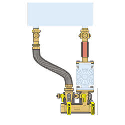 4CF5-WH255 - Webstone 4CF5-WH255 - 1-1/2" IPS Complete Near Boiler ...