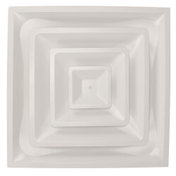 50511 - Hart & Cooley 50511 - Steel Fixed Pattern Diffuser w/ 10 ...