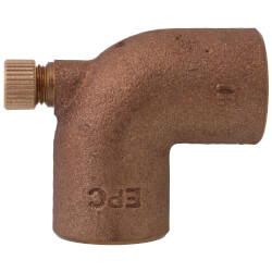 59239 - Elkhart 59239 - 3/4" Cast Brass 90° Elbow w/ Drain (Lead Free)