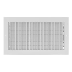 75025 - Hart & Cooley 75025 - 16" x 8" (Wall Opening Size) White ...