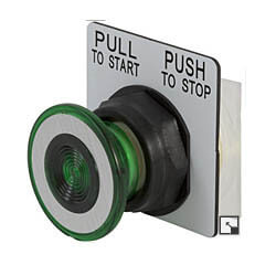 9001SKR9R - Square D 9001SKR9R - Red Push/Pull Operator