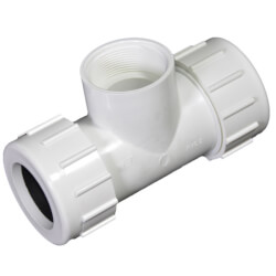 PVC Compression Tees - Compression Fittings - Compression Tees ...