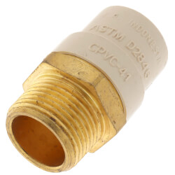 CPVC Brass Male Adapter - Everflow CPVC Brass Male Adapter - CPVC Brass ...