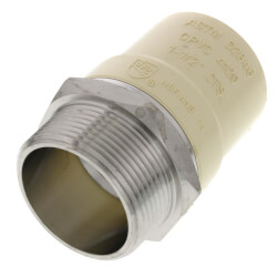 CPVC Stainless Steel Male Adapter - Everflow CPVC Stainless Steel Male ...