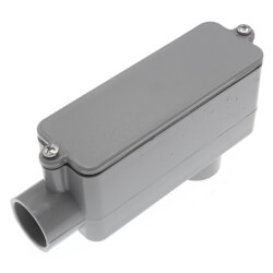 E986E - Carlon E986E - 3/4" LB PVC Conduit Body