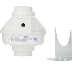 Fantech FR110 - FR Series Round Inline Exhaust Fan, 4" Duct (167 CFM ...