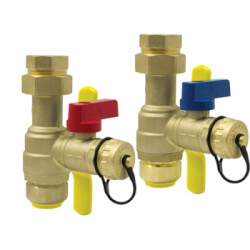 Push-Fit Isolation Valve Kits for Tankless Water Heaters - SupplyHouse.com