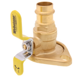 H-81403 - Webstone H-81403 - 3/4" Press Full Port Forged Brass Uni ...