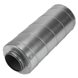 LD6 - Fantech LD6 - Galvanized Steel Silencer for 6" Duct