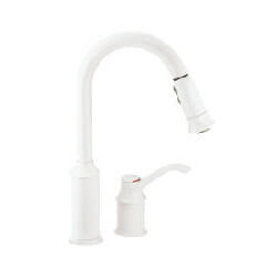 7590V - 7590V - Aberdeen Single Handle Ivory Kitchen Faucet with ...