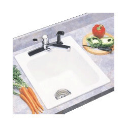M11 - Mustee M11 - Durastone Hospitality/Utility Sink (White)
