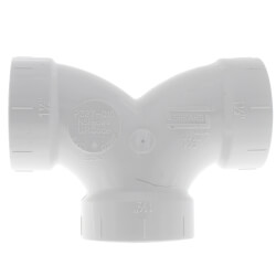 DWV Double 90s - PVC DWV Double 1/4 Bends (90 Elbows) - PVC Double ...