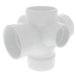 PVC DWV Double Sanitary Tees with Inlets, Double Sanitary Tees with ...