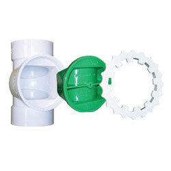 TR4-PVC-H - Holdrite TR4-PVC-H - TESTRITE 4" Tee & Clean Out Plug for ...