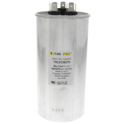 TRCFD8075 - Titan Pro TRCFD8075 - 80/7.5 MFD Round Dual Motor Run ...
