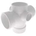 PVC DWV Double Sanitary Tees with Inlets, Double Sanitary Tees with ...