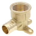 PXDE075-DZR - Bluefin PXDE075-DZR - 3/4" PEX x 3/4" NPT DZR Brass Drop Ear Elbow (Lead Free)