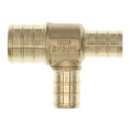 PXT075-050-050-DZR - Bluefin PXT075-050-050-DZR - 3/4" PEX x 1/2" PEX x 1/2" PEX DZR Brass Tee ...