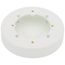 2338A-WH - Wiremold 2338A-WH - 5-1/2" Dia. Open Base Round Fixture Box ...