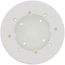 2338A-WH - Wiremold 2338A-WH - 5-1/2" Dia. Open Base Round Fixture Box ...