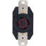 2430 - Leviton 2430 - Industrial Grade Locking Receptacle, 20A, 3-Phase ...