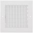 26813 - Hart & Cooley 26813 - 6" x 6" (Wall Opening Size) White ...