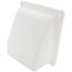 351W - Lambro Industries 351W - 6" White Plastic Wall Cap