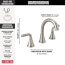 3533LF-SSMPU - Delta 3533LF-SSMPU - Kayra Two Handle Widespread ...