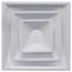 50500 - Hart & Cooley 50500 - 4-Way Steel Ceiling Diffuser w/ 6" Collar ...