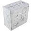 521711234E - Steel City 521711234E - 4" x 2-1/8" Steel Square Box w/ 1/ ...